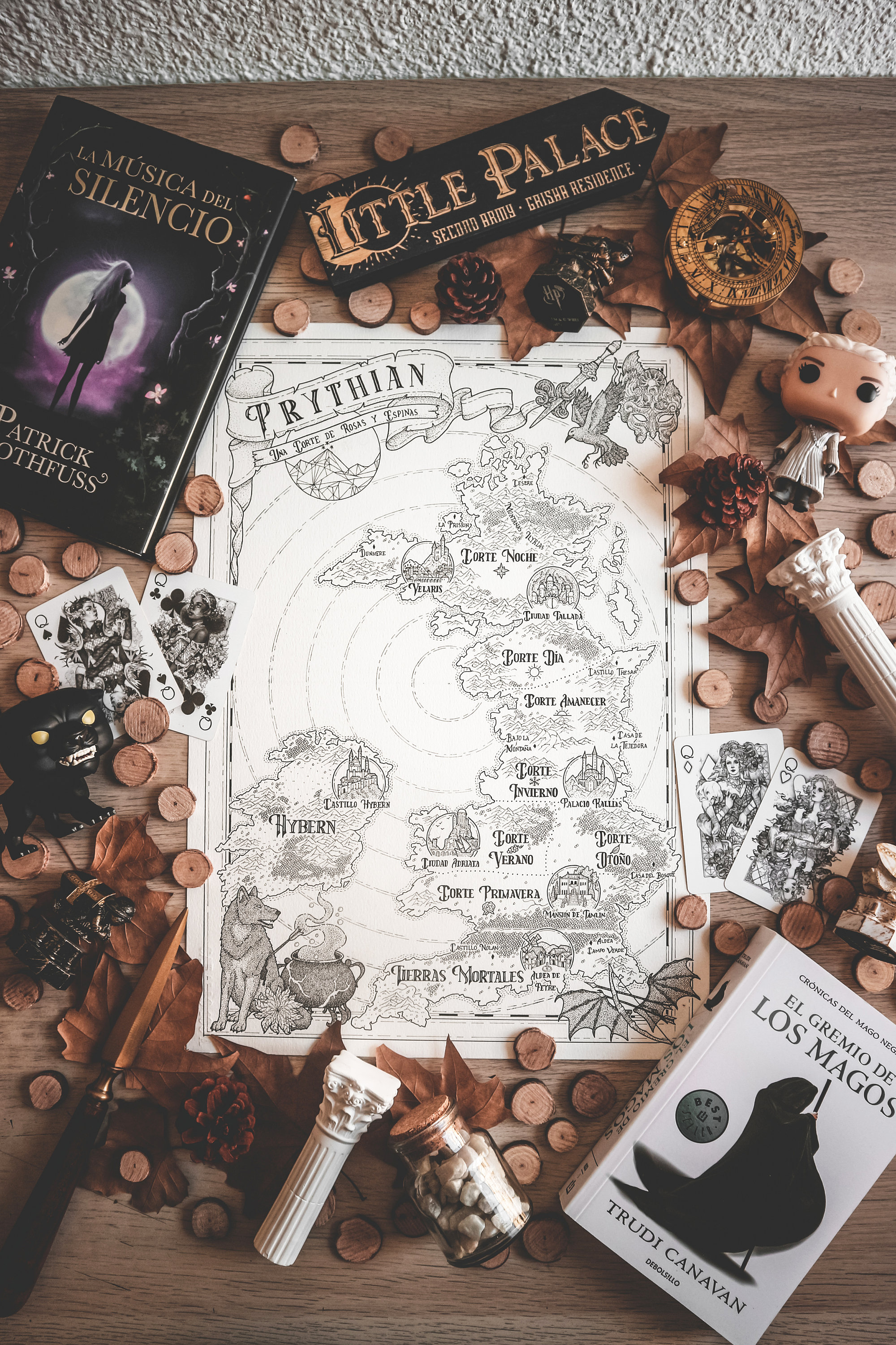 El Mapa De Prythian. ACOTAR Ilustración Fanart Hecha Por - Etsy UK