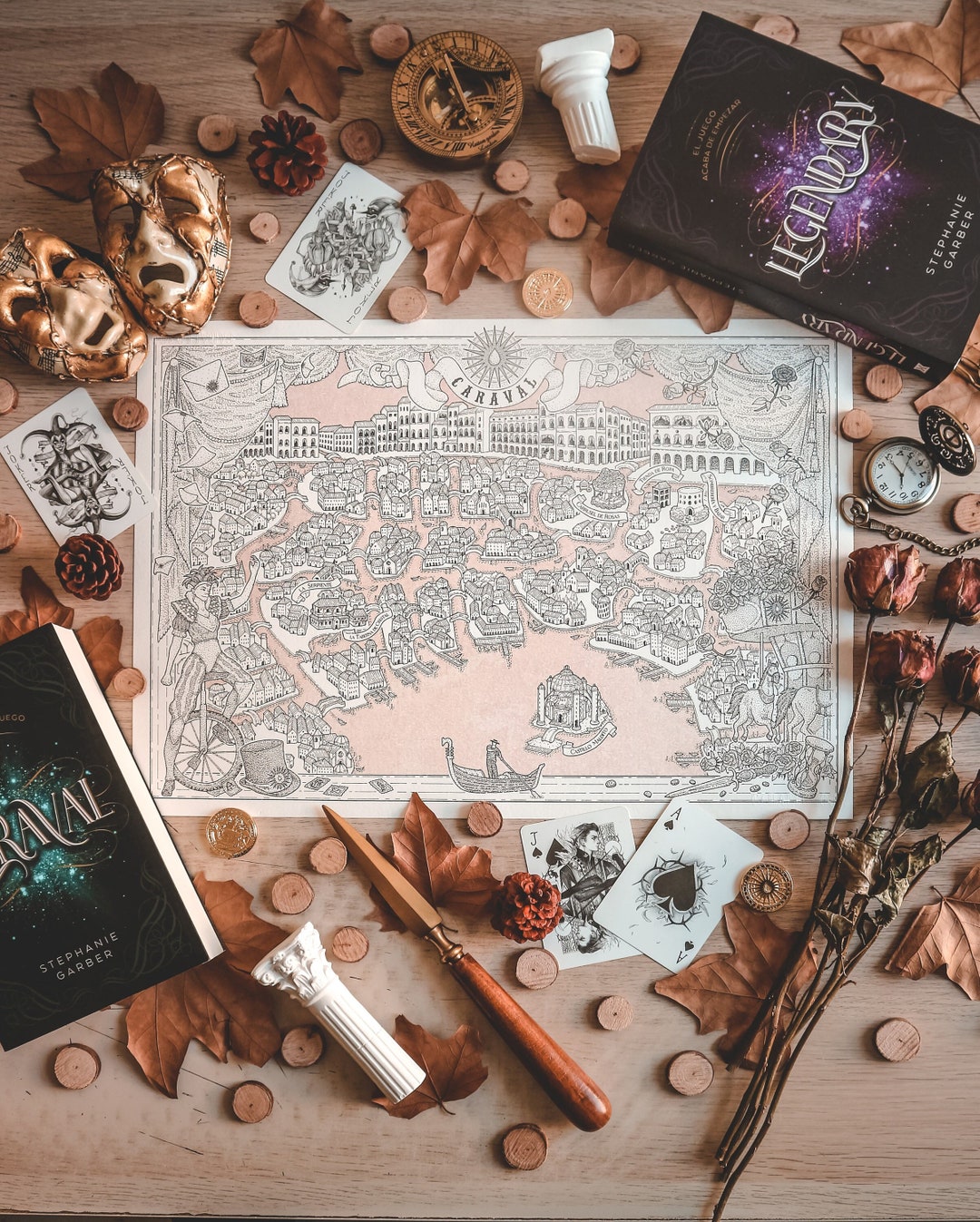 CARAVAL - Stephanie Garber's World Map - Fan Art Illustration by Andrés ...