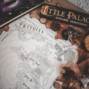 The Map of Prythian. ACOTAR. OFFICIALLY LICENSED! - Fanart Illustration ...