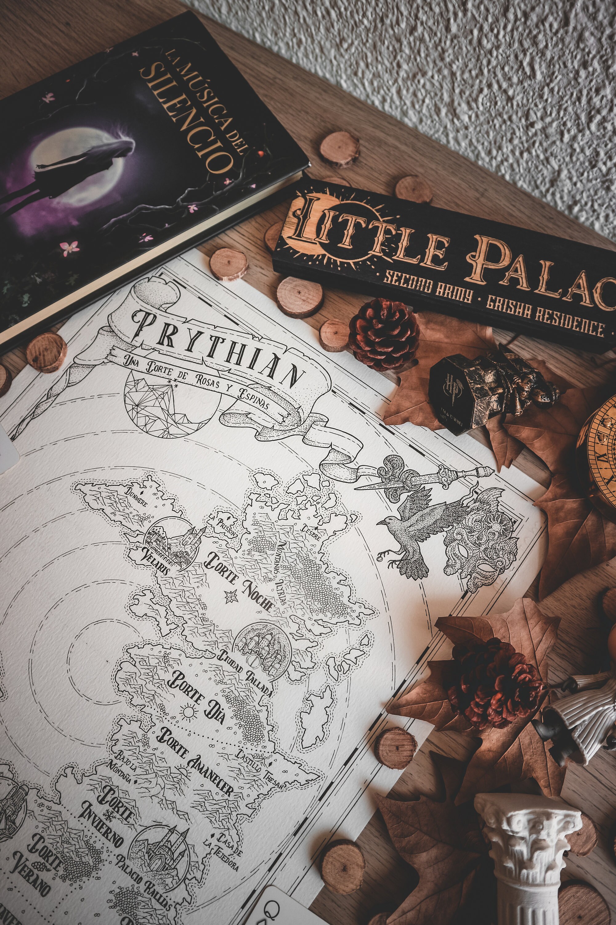 The Prythian Map. ACOTAR Illustration Fanart Made by Andrés - Etsy UK