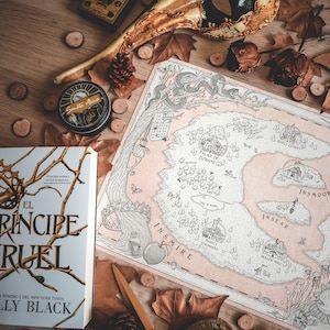 Map of "elfhame" From "the Cruel Prince" - Fan Art Illustration by ...