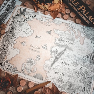 The Grishaverse Map - Fanart Illustration Made by Andrés Aguirre ...