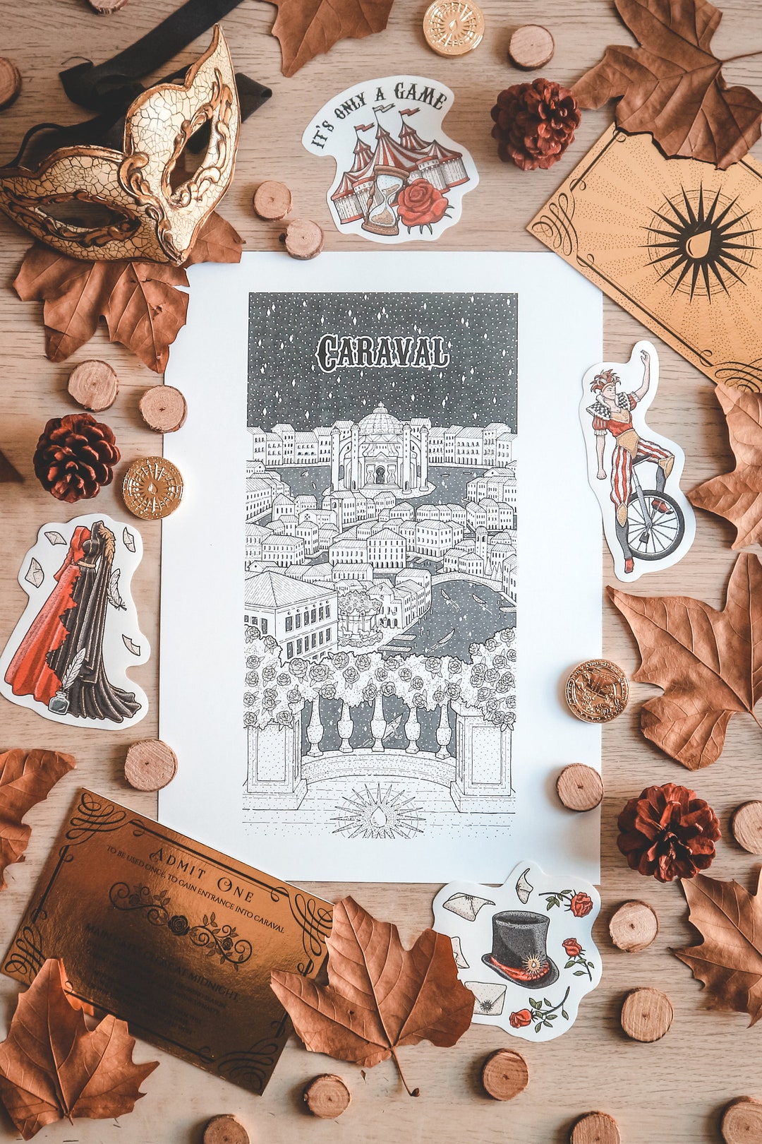 Caraval Balcony CARAVAL. Fanart Illustration Made by Andrés Aguirre ...