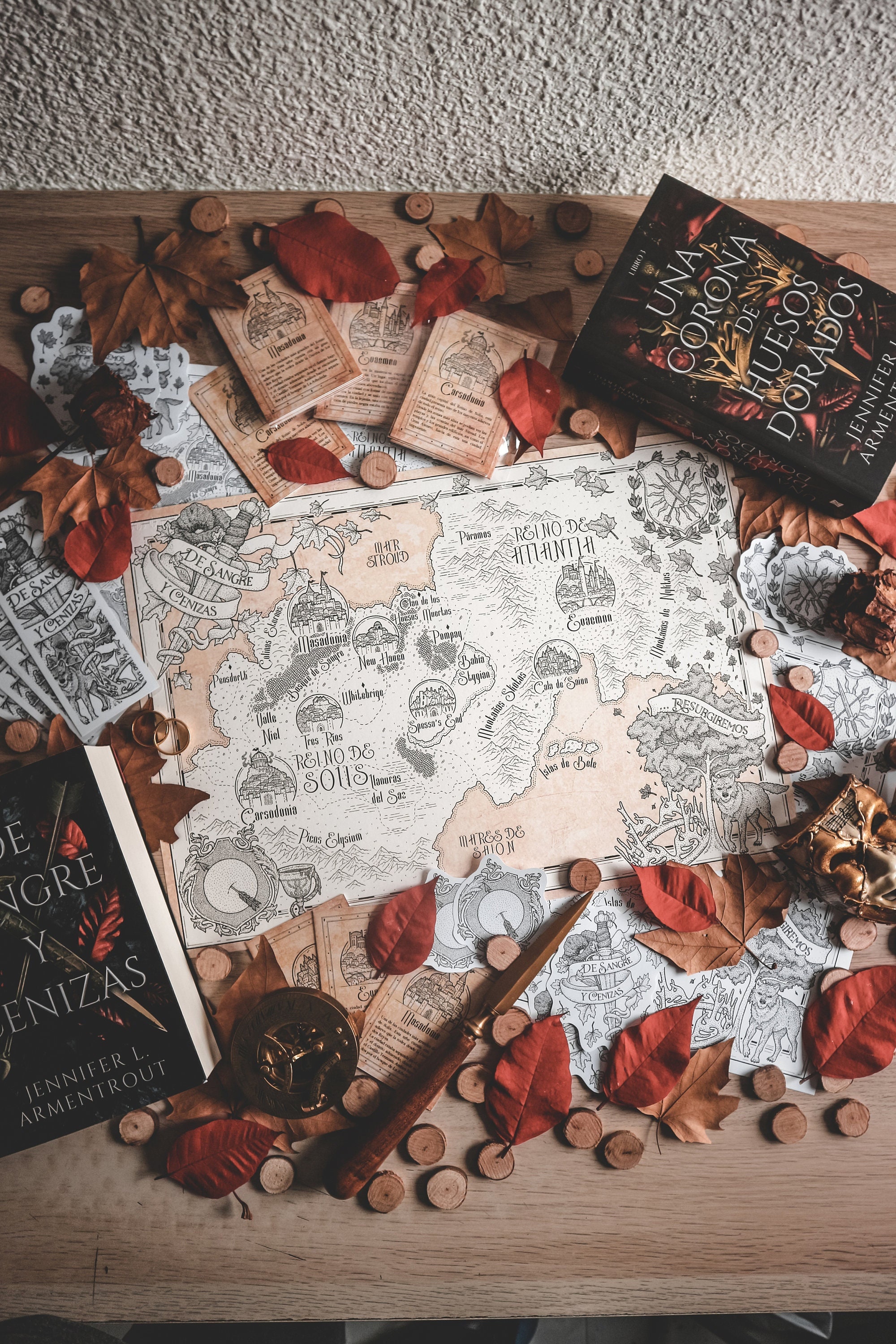 The Map of "from Blood and Ash" - Fanart Illustration by Andrés Aguirre ...