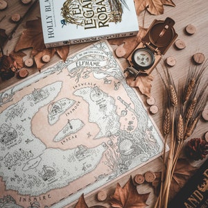 Map of "elfhame" From "the Cruel Prince" - Fan Art Illustration by ...