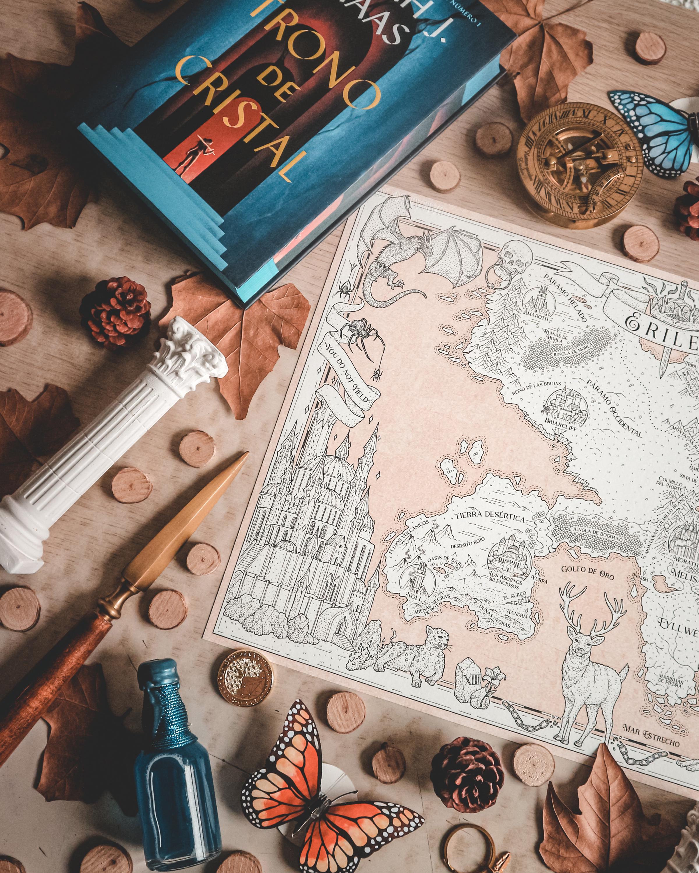 ERILEA - THRONE of GLASS Map. - Fanart Product Made by Andrés Aguirre ...