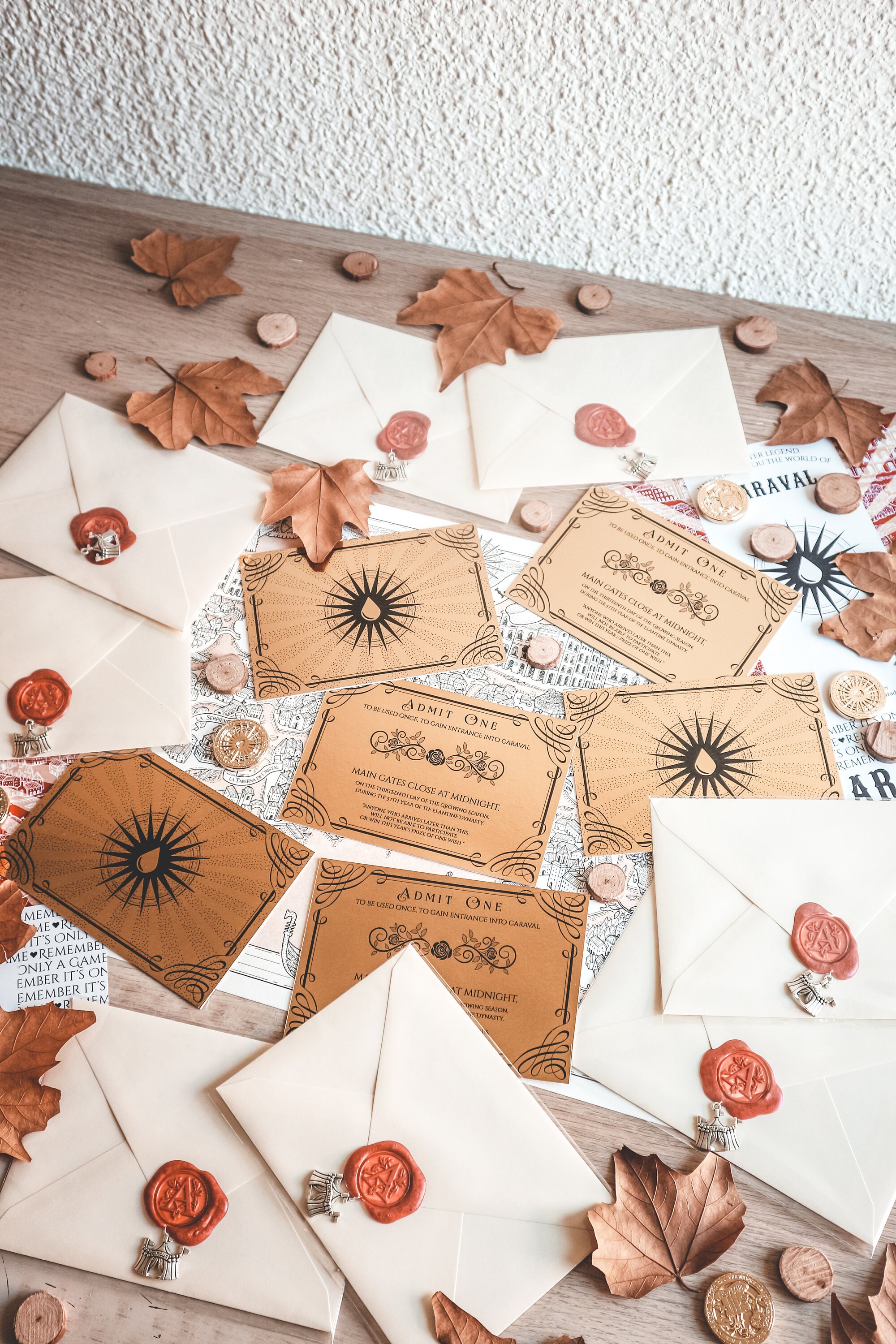 CARAVAL INVITATION - Legend Golden Invitation - Fan Art Illustration by ...
