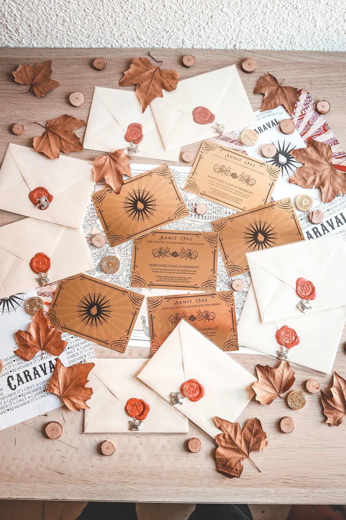 CARAVAL INVITATION - Legend Golden Invitation - Fan Art Illustration by ...