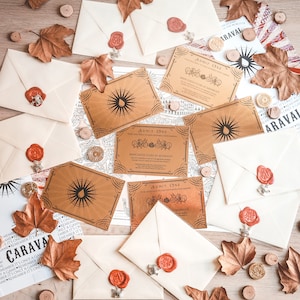 CARAVAL INVITATION - Legend Golden Invitation - Fan Art Illustration by ...