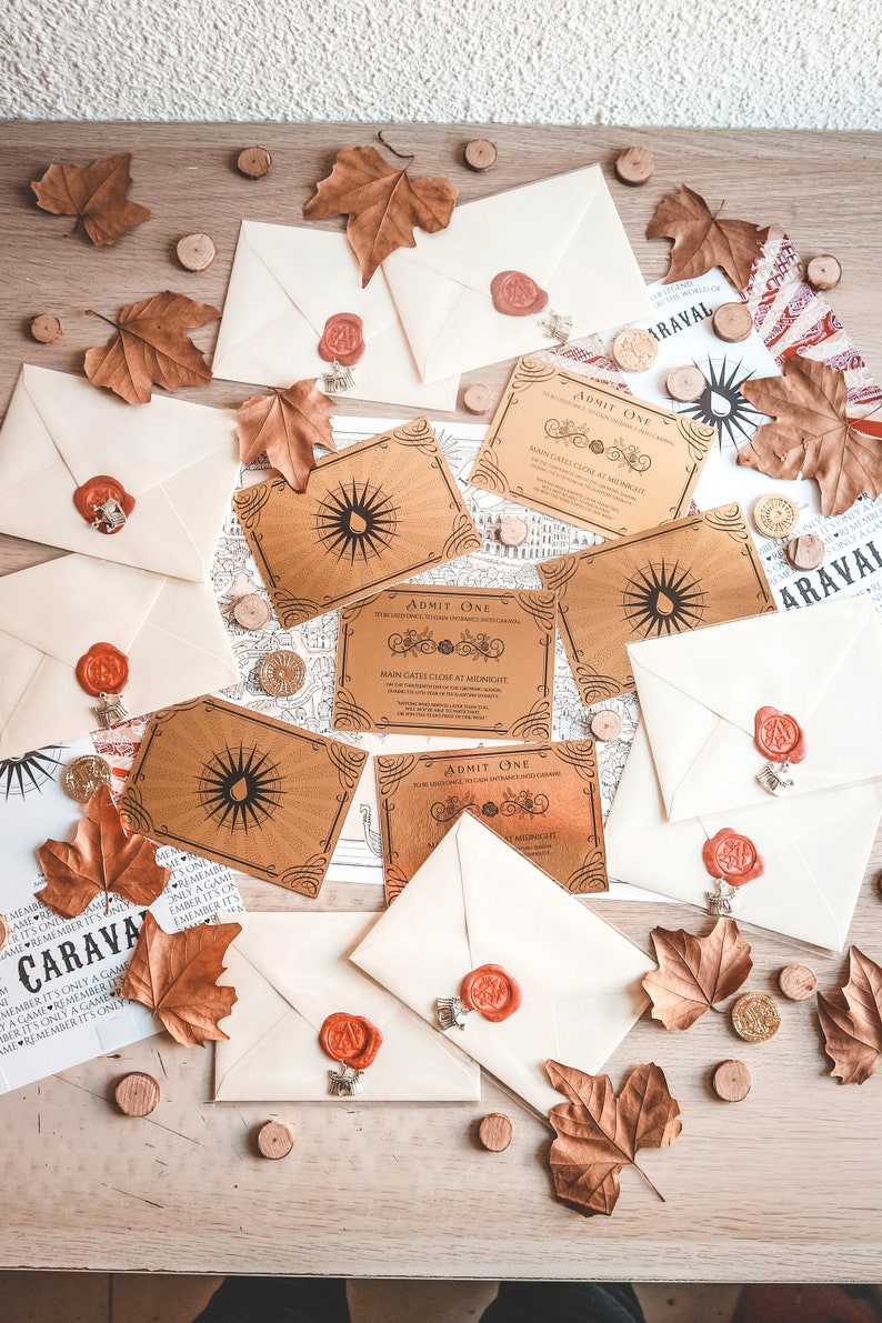 CARAVAL INVITATION - Legend Golden Invitation - Fan Art Illustration by ...