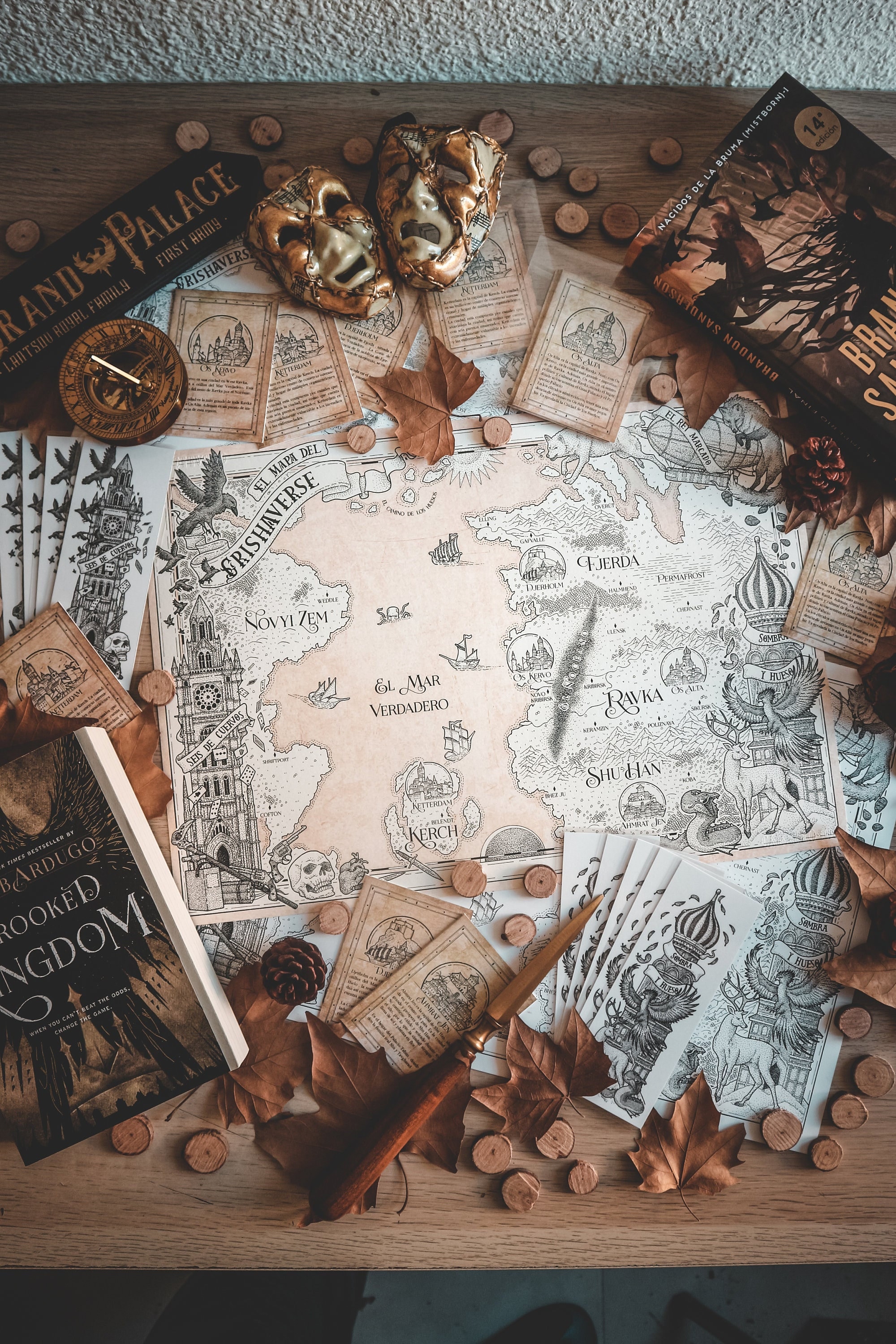 The Map of the Grishaverse Fanart Illustration by Andrés - Etsy UK