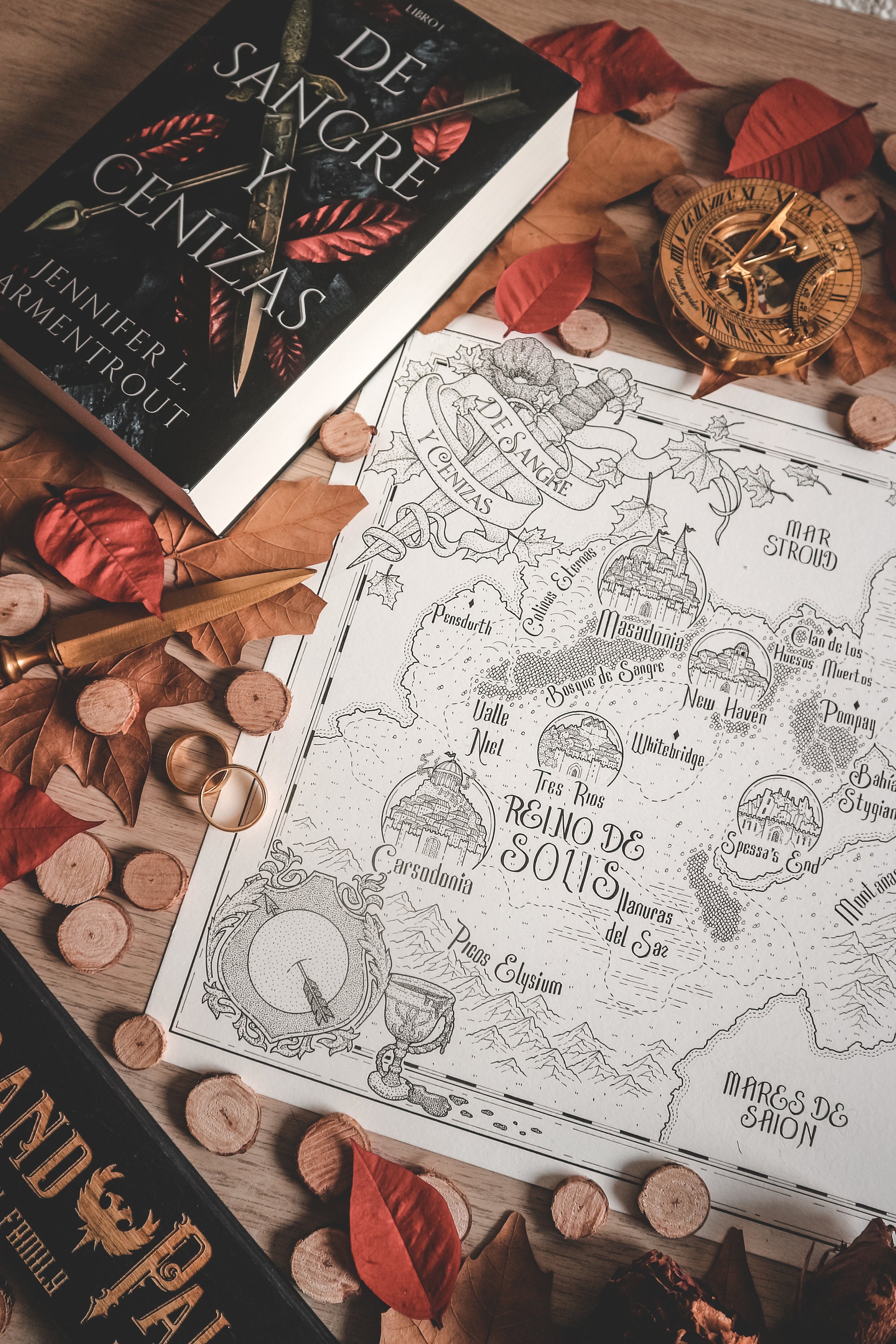 The Map of from Blood and Ash Fanart - Etsy Australia