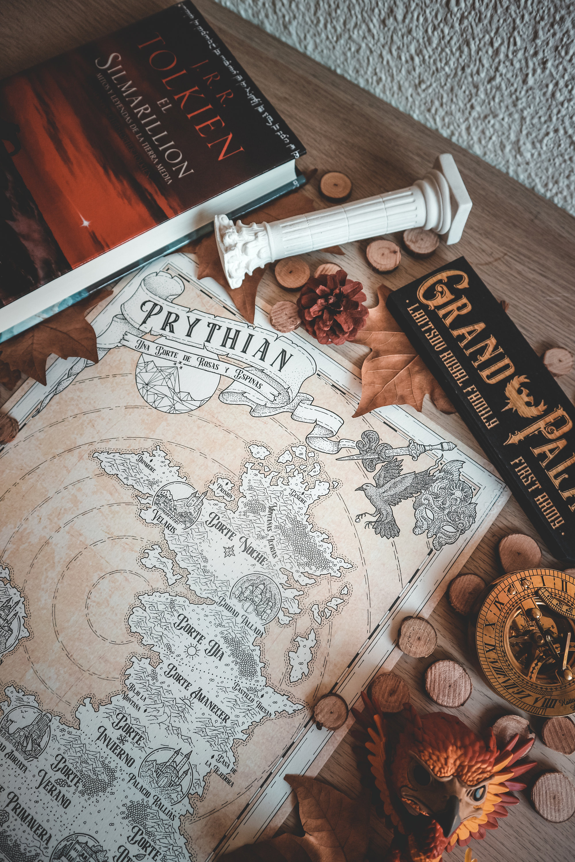 The Prythian Map. ACOTAR Illustration Fanart Made by Andrés - Etsy UK