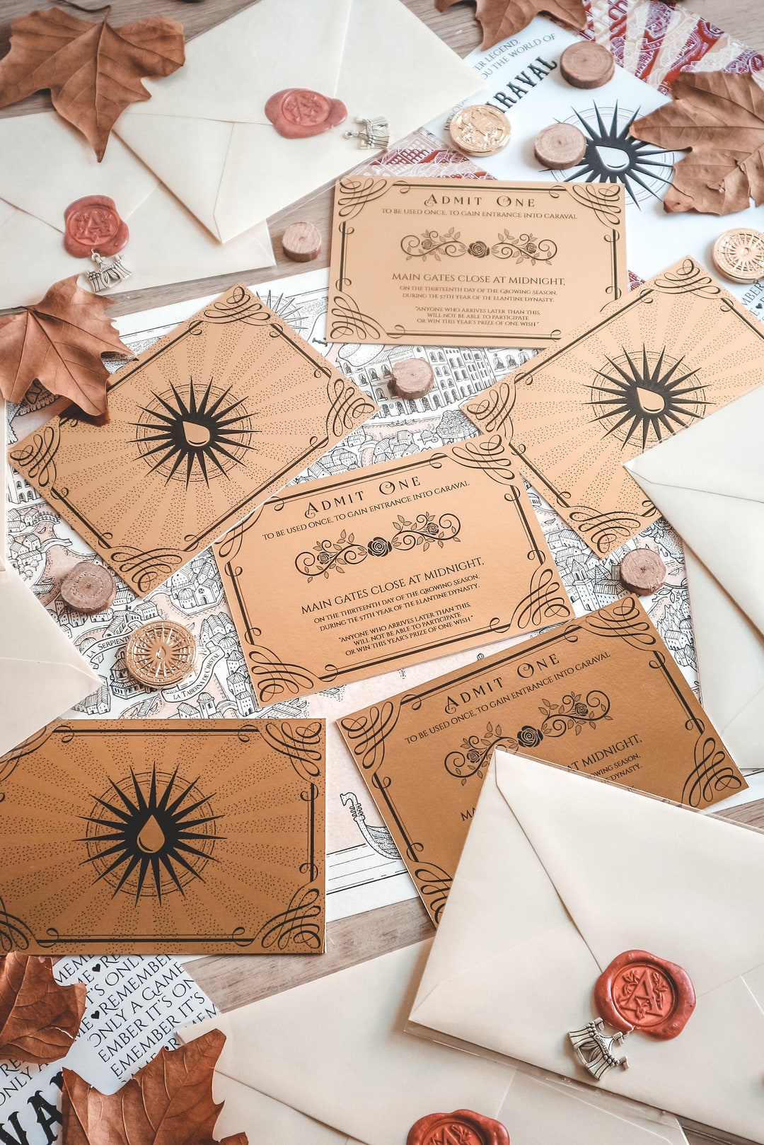 CARAVAL INVITATION - Legend Golden Invitation - Fan Art Illustration by ...