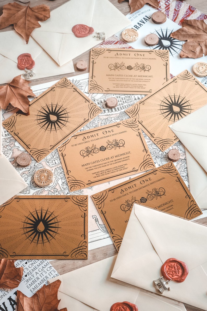 CARAVAL INVITATION - Legend Golden Invitation - Fan Art Illustration by ...