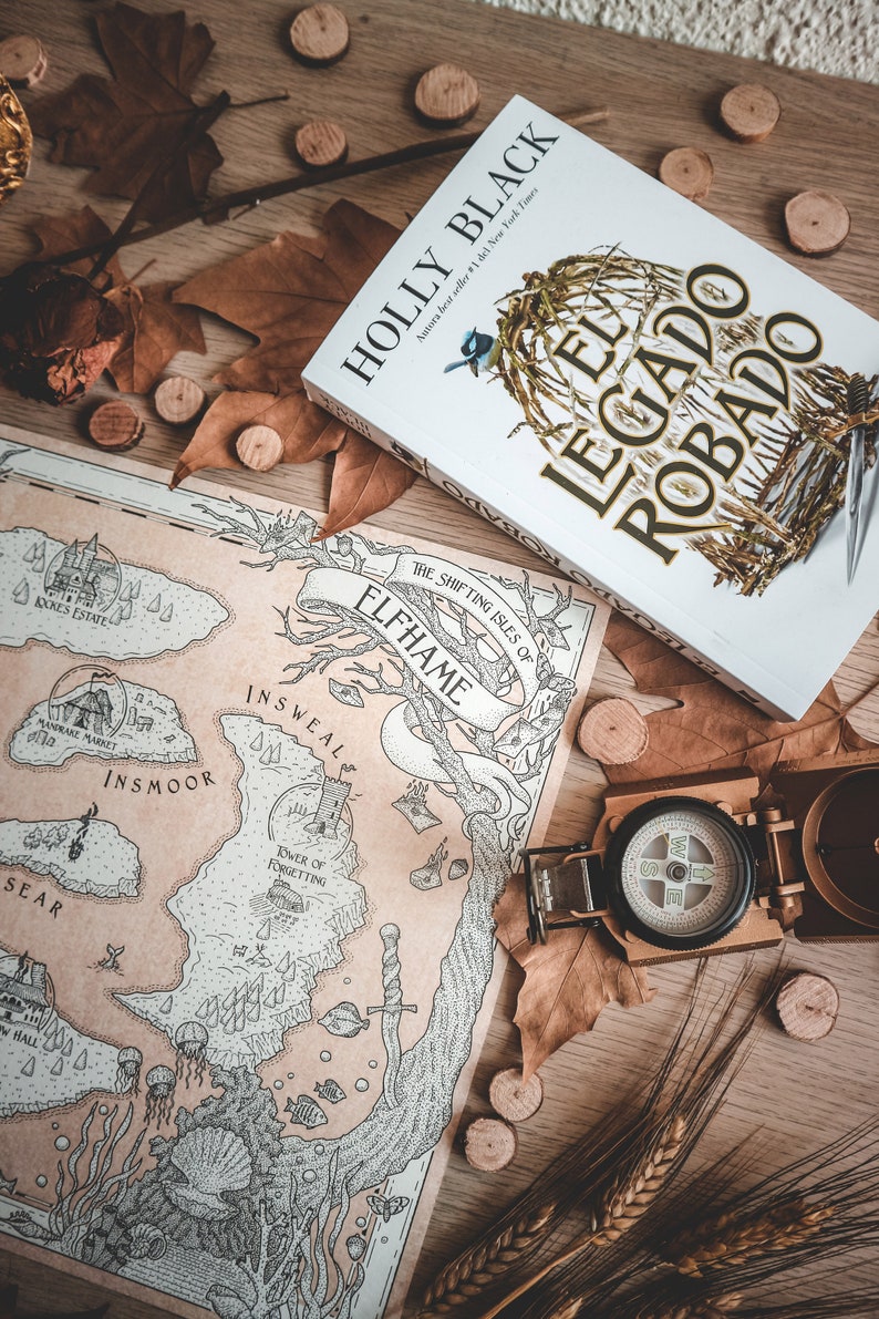 Map of "elfhame" From "the Cruel Prince" - Fan Art Illustration by ...