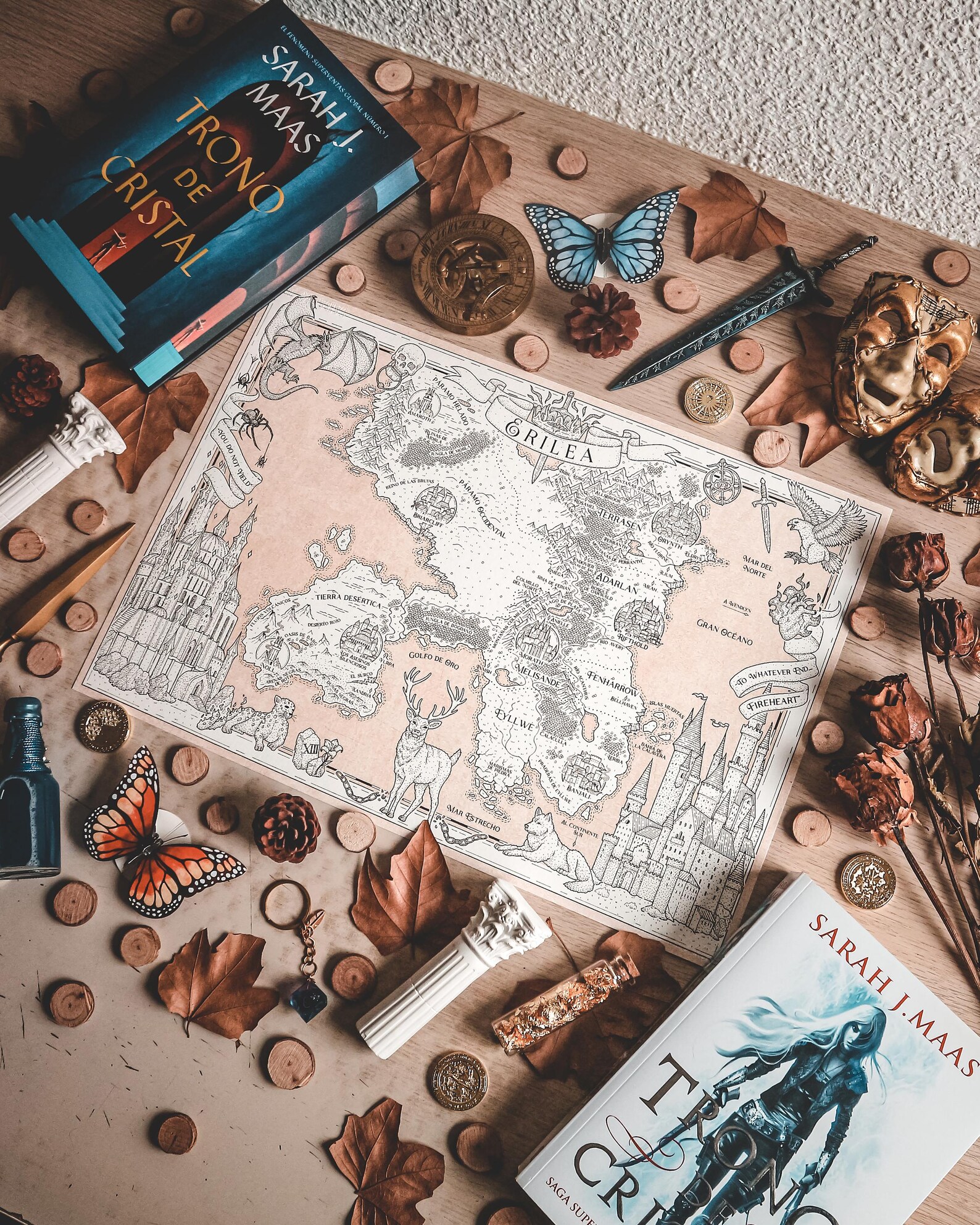 ERILEA - THRONE of GLASS Map. - Fanart Product Made by Andrés Aguirre ...
