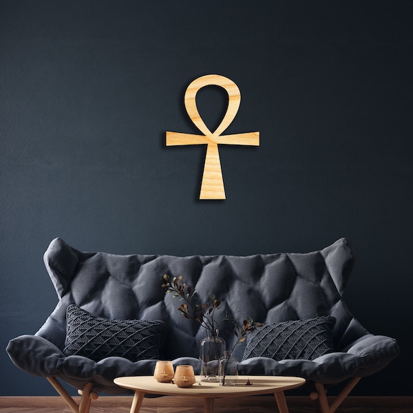 Wooden Wall Hanging Ankh - Etsy