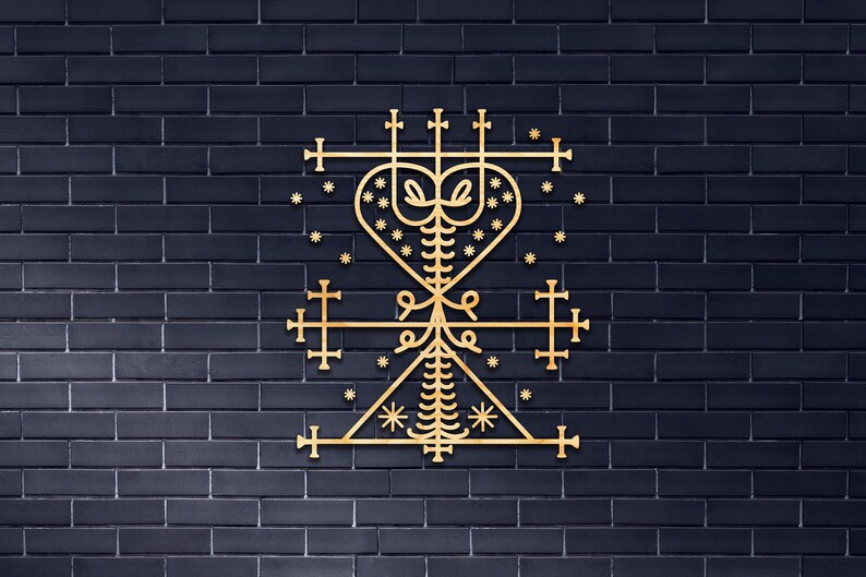 Maman Brigitte Saint Brigid death Loa Healing Wall Decor - Etsy