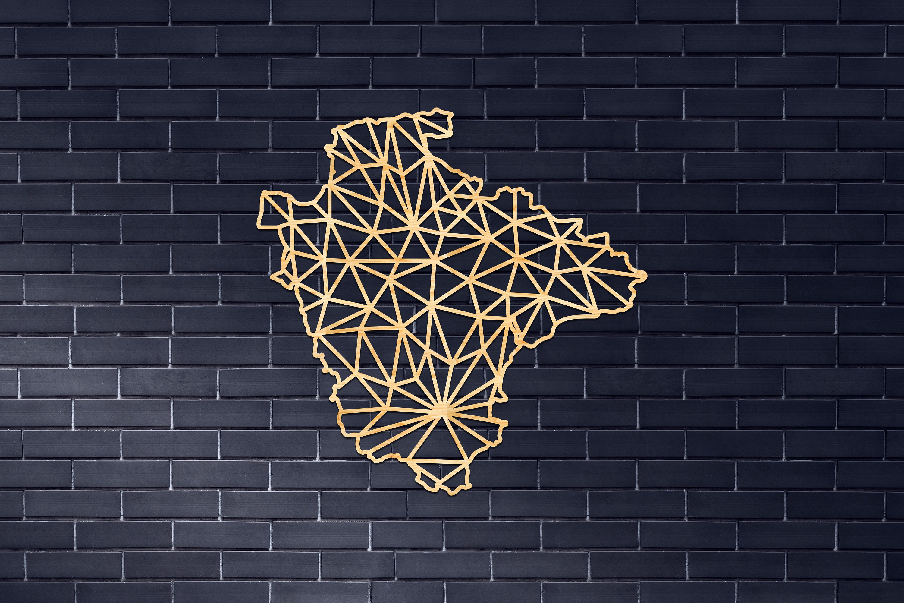 Devon Map Wall Decor From Wood, Hanging Sign, Wooden Wall Art, Country ...