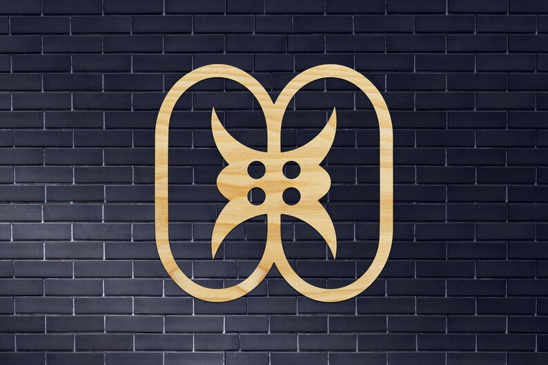 AKWAABA welcome Wall Decor From Wood Adinkra African Ghana - Etsy