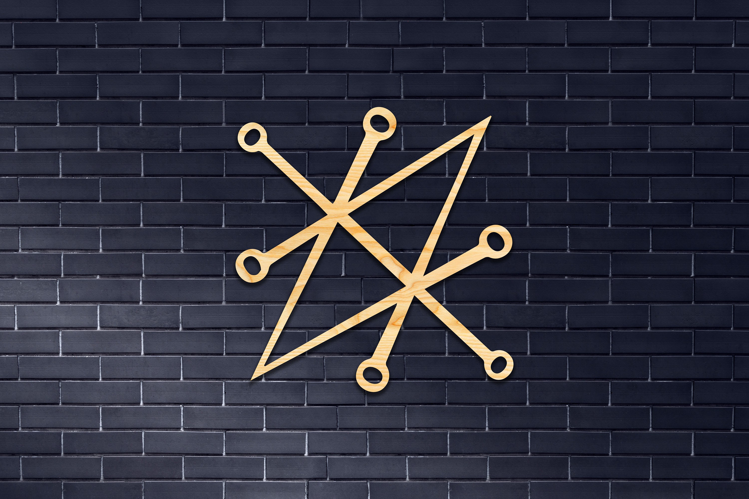 Sigil of Azazel Wall Decor From Wood Wooden Art Wood Symbol - Etsy