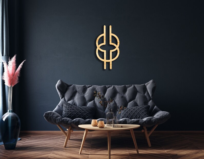 NYANSAPO wisdom Knot Wall Decor From Wood, Adinkra African Ghana Kente ...