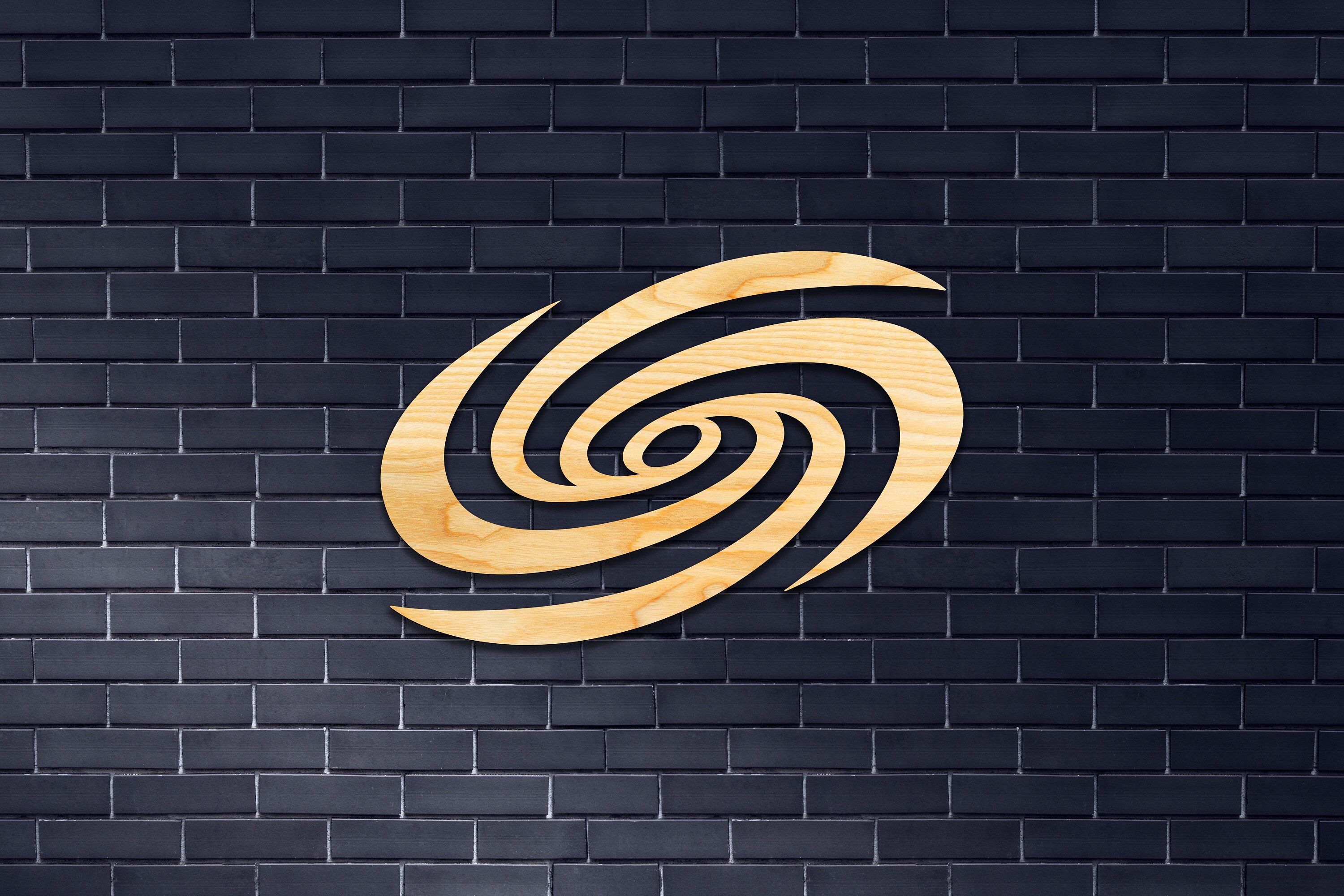 Hurricane Symbol Wall Decor From Wood, Hanging Sign, Wooden Wall Art ...