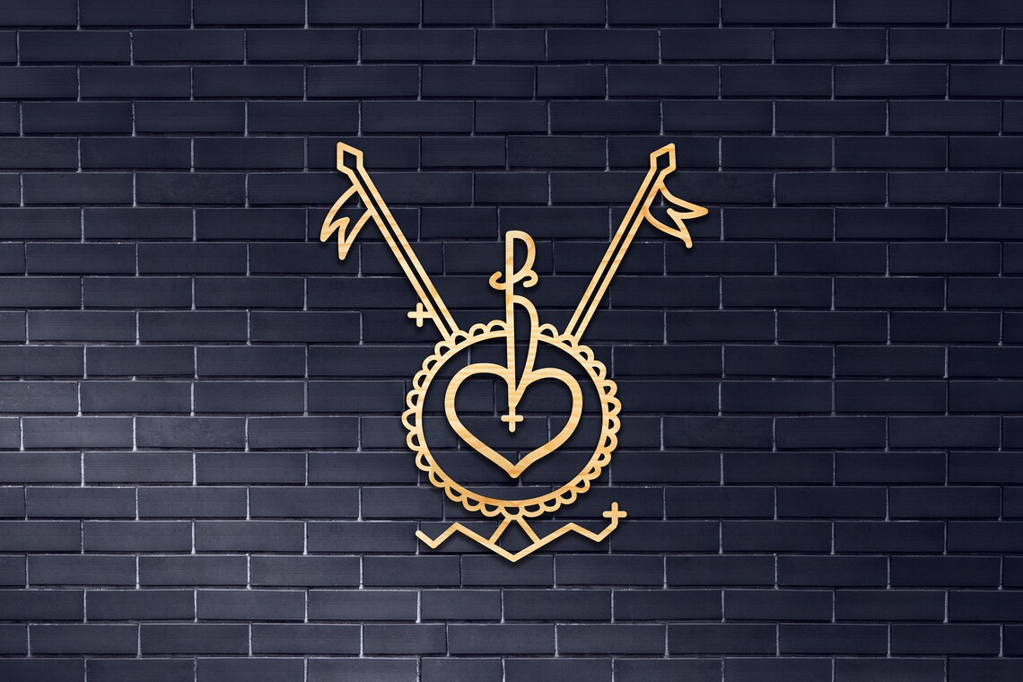 Lenglensou sacred Heart of Jesus Wall Decor From Wood, Hanging Sign ...
