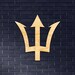 Trident of Poseidon Wall Decor From Wood, Hanging Sign, Wooden Wall Art ...