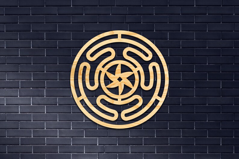 Wheel of Hecate Wall Decor From Wood, Hanging Sign, Wooden Art ...