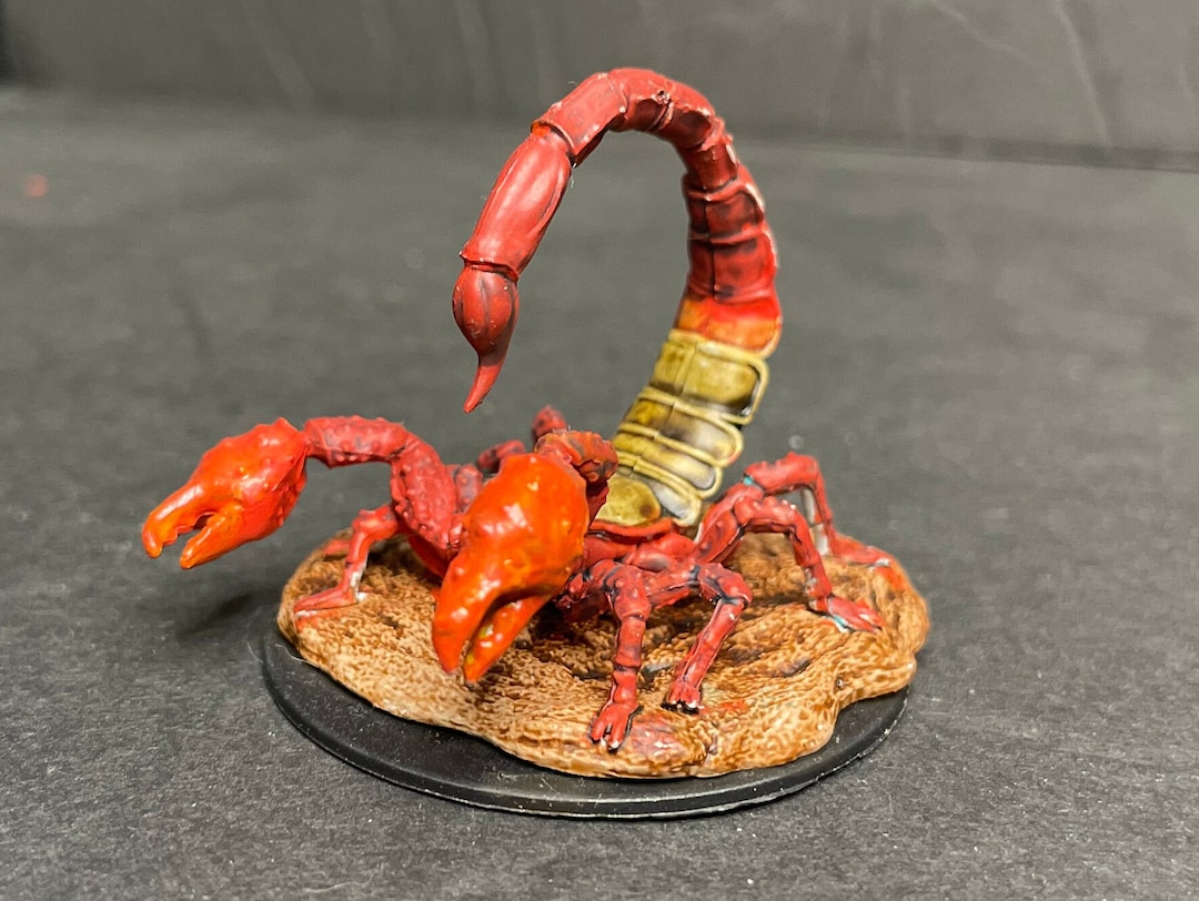 Hand Painted Giant Scorpion (large Creature) for Dungeons and Dragons ...