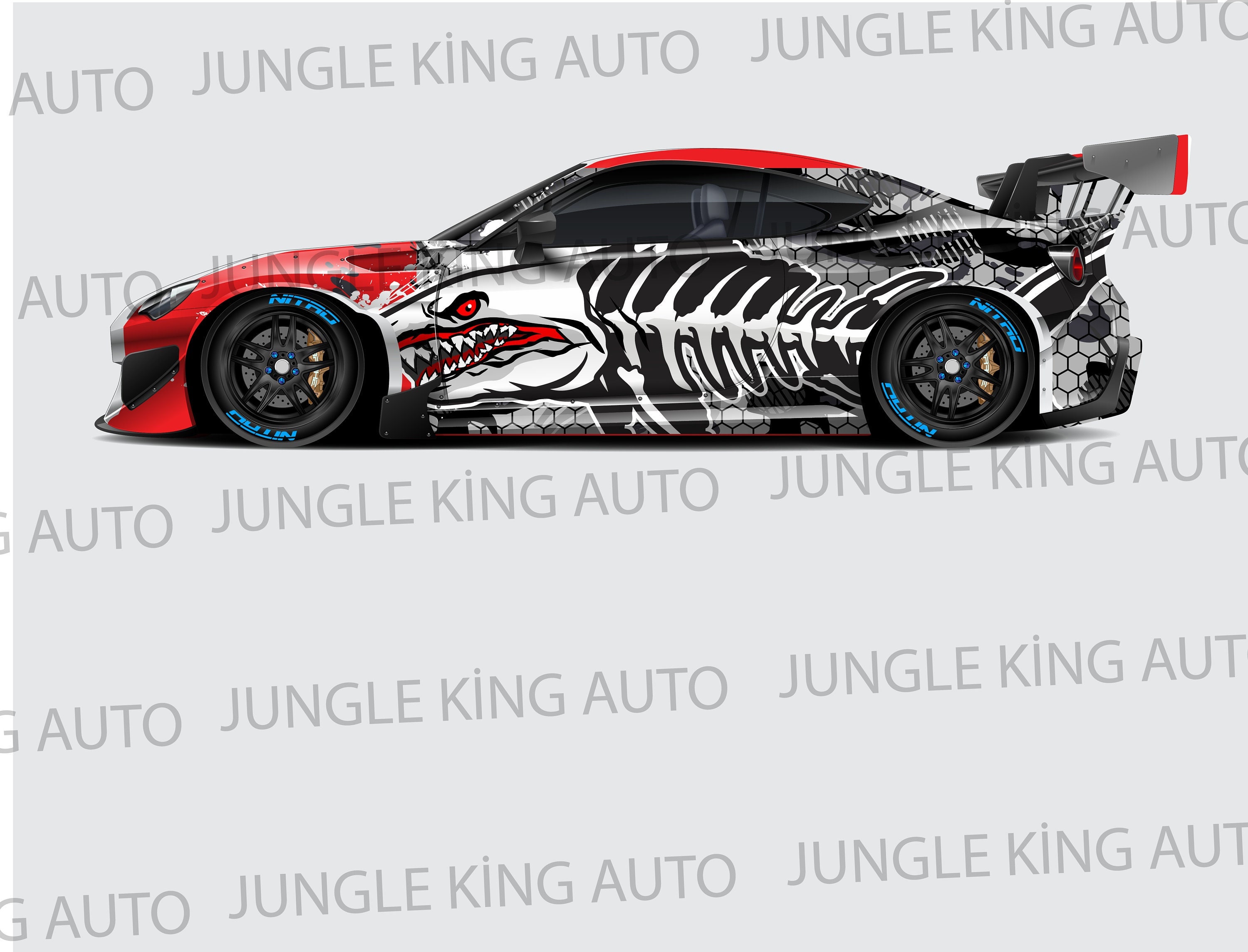 Shark Luxury Sticker - Etsy