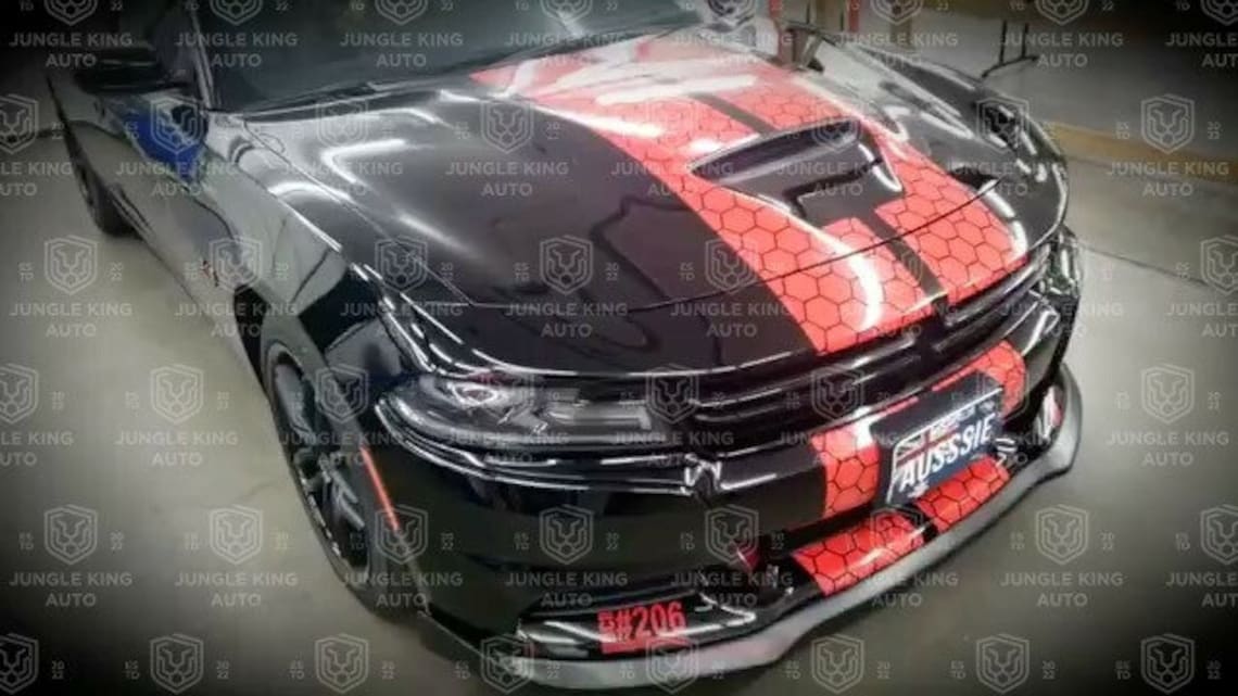 Honey Comb Racing Stripes: Dodge Charger Vinyl Decal Kit - Etsy