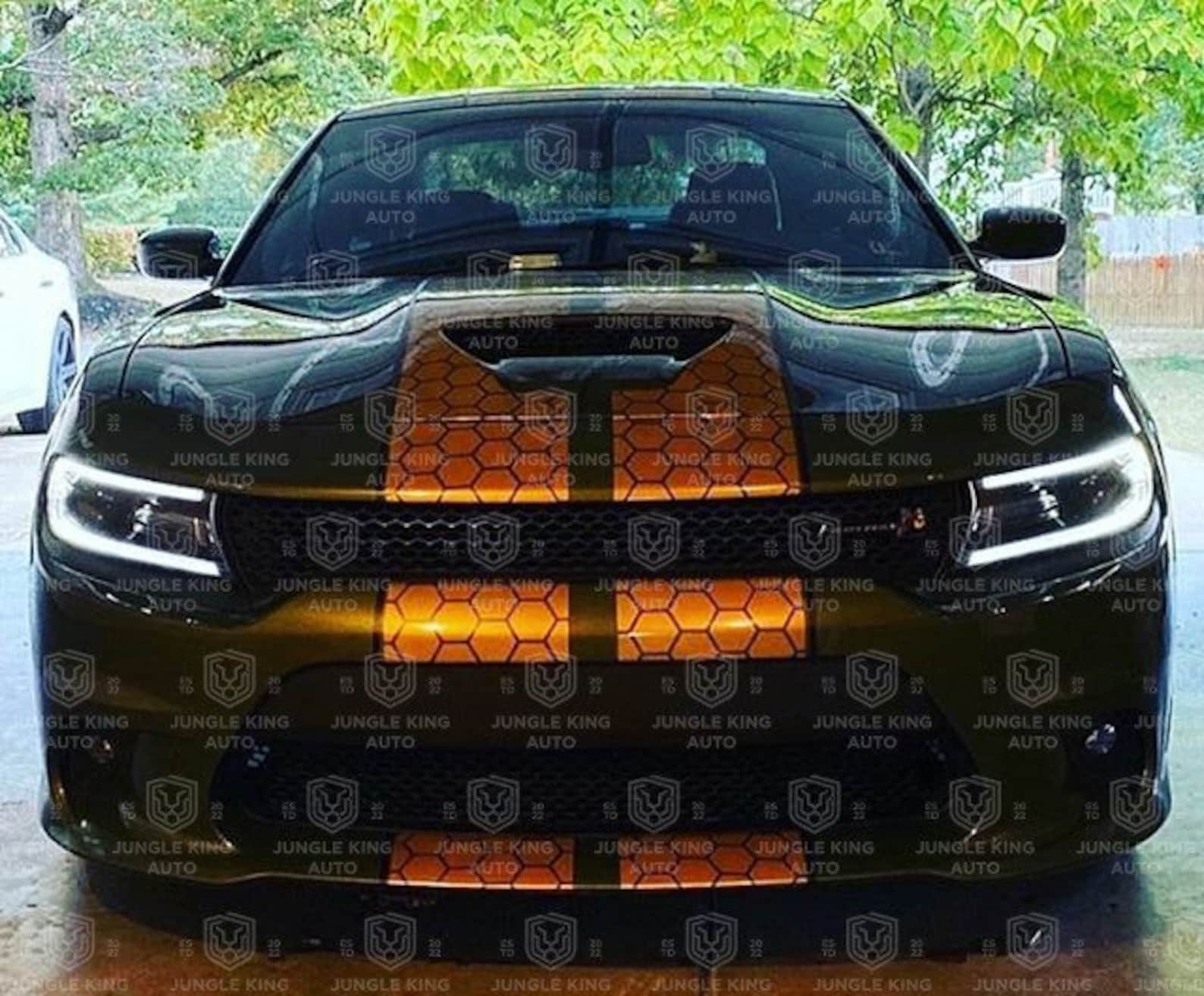 Honey Comb Racing Stripes: Dodge Charger Vinyl Decal Kit - Etsy