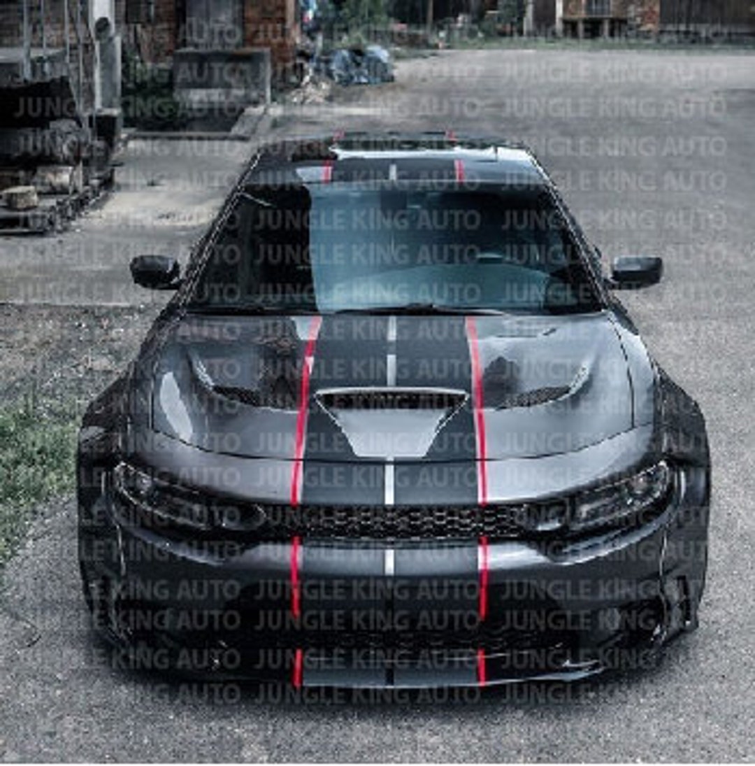 Dodge Challenger Racing Stripes Dual 10” for 2015+ Dodge Challenger ...