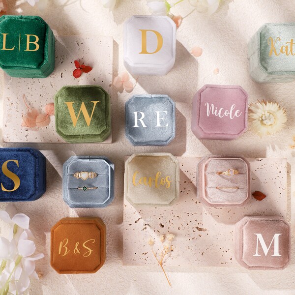 Velvet Ring Box - Etsy