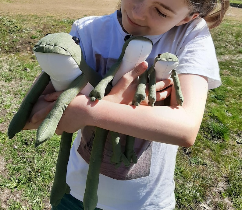 Frog Stuffed Animal and Accessories Bundle Sewing Patterns - 3 Sizes of ...