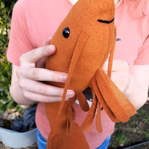 Shrimp or Prawn Stuffed Animal / Plush Sewing Pattern PDF, A4 and ...