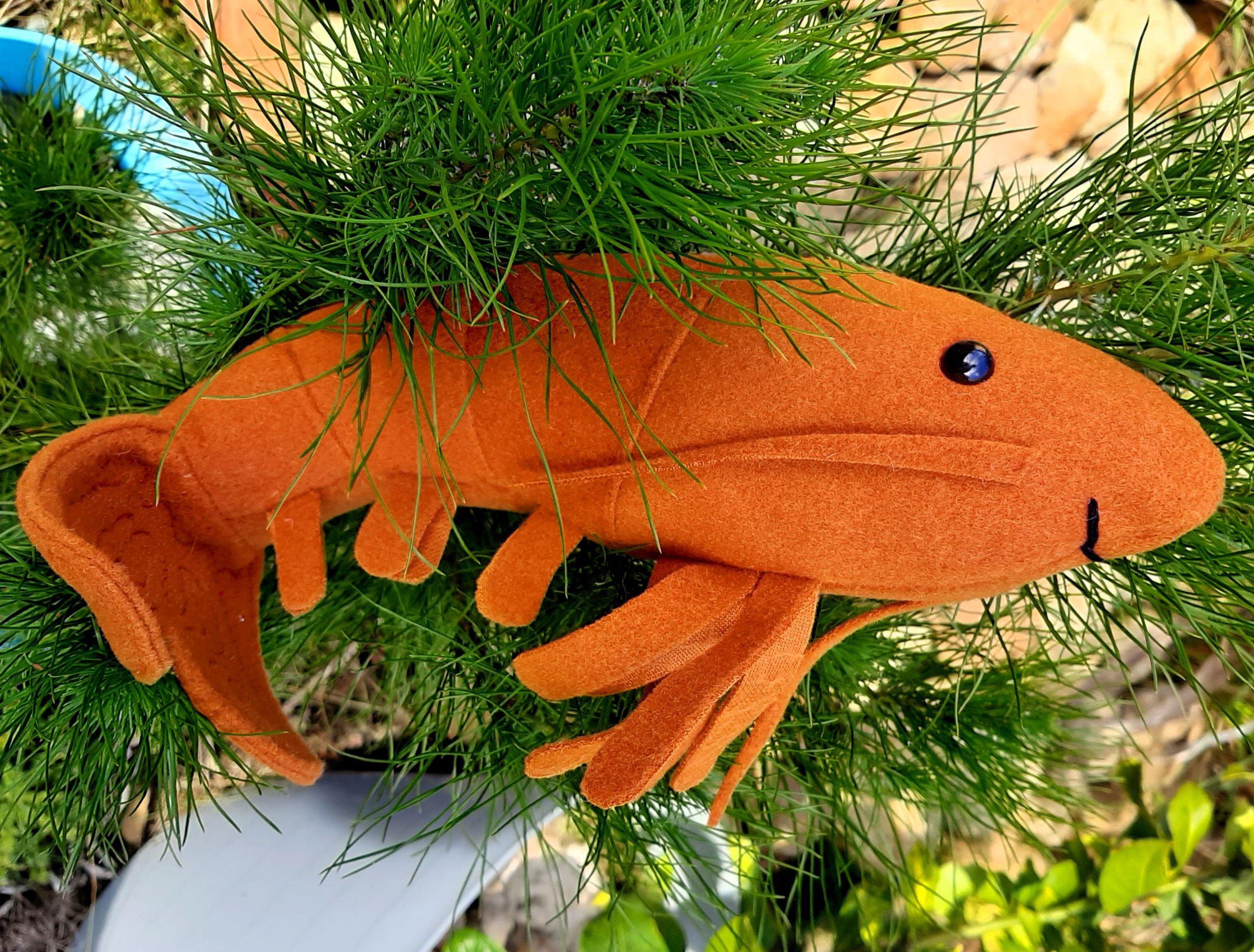 Shrimp or Prawn Stuffed Animal / Plush Sewing Pattern PDF, A4 and ...