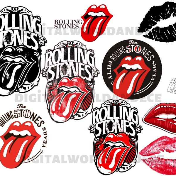 Rolling Stones Lips - Etsy