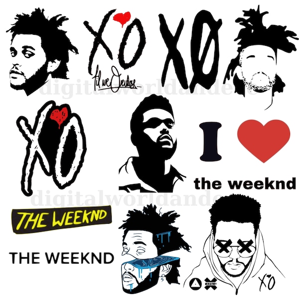 The Weeknd Svg - Etsy