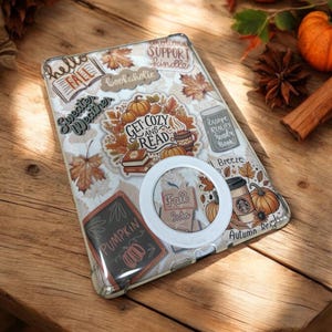 DIGITAL | Printable Kindle Insert, Fall, Cozy, Autumn, Leaves - Etsy
