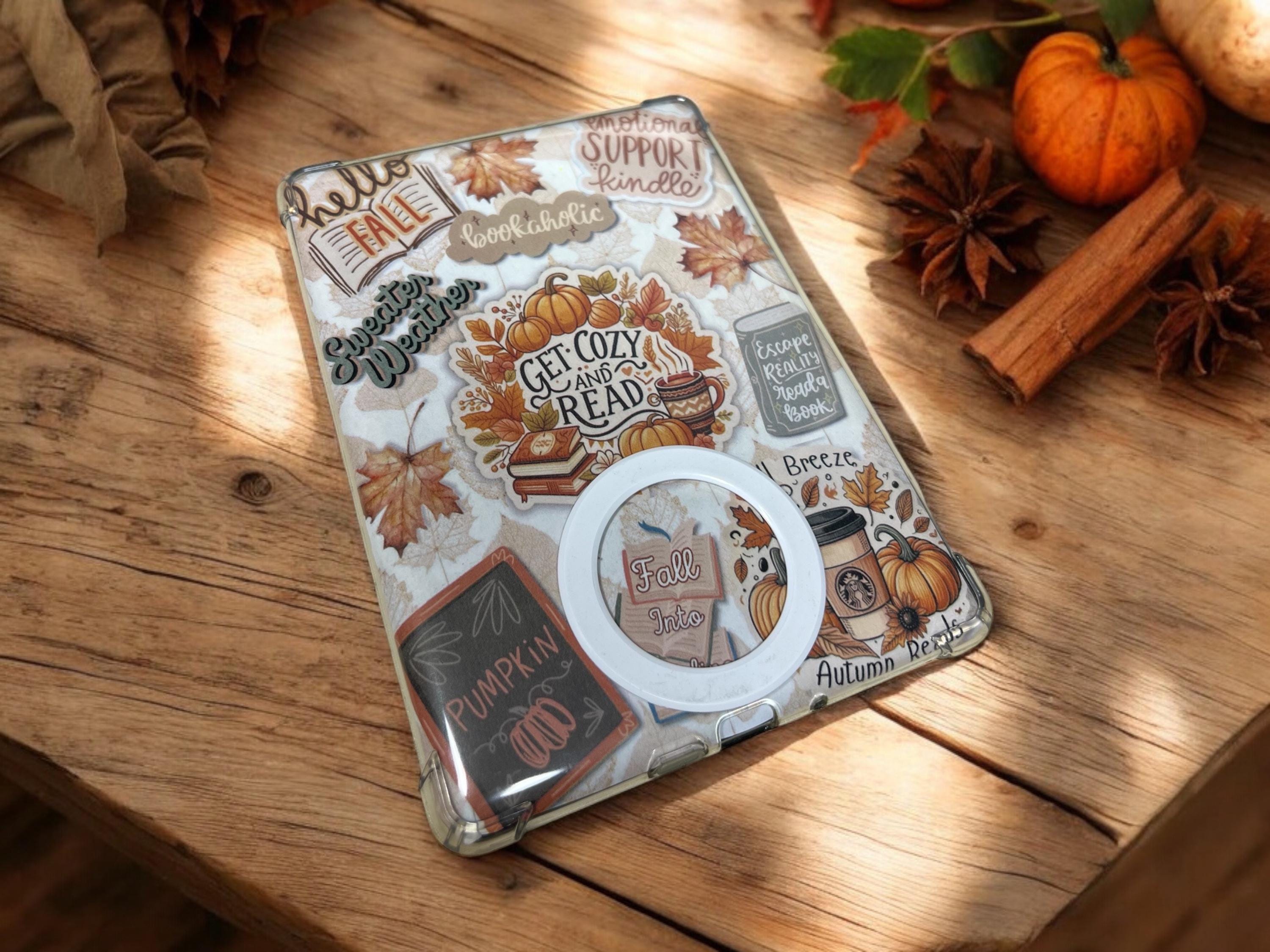 DIGITAL | Printable Kindle Insert, Fall, Cozy, Autumn, Leaves - Etsy