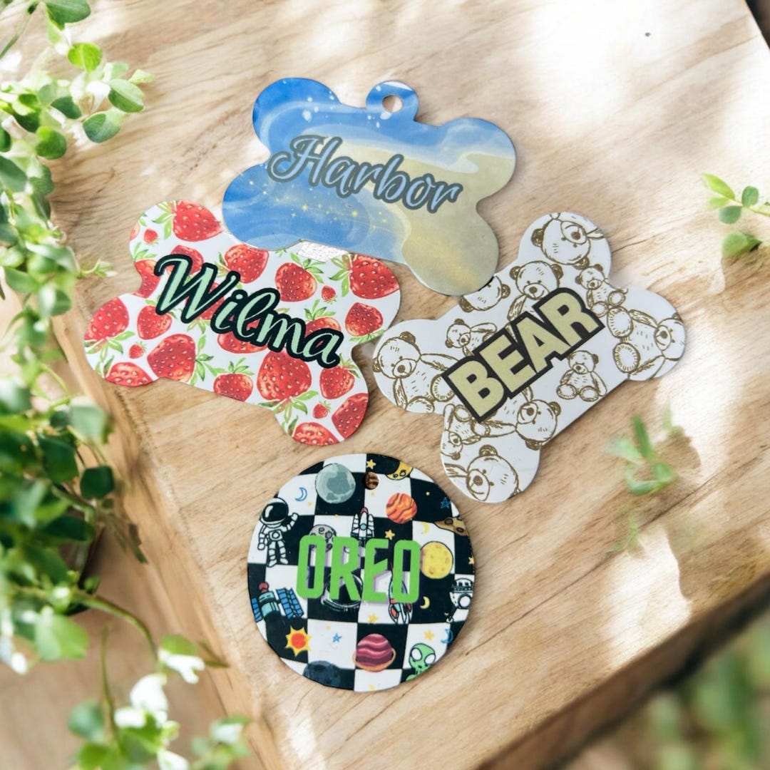 Custom Pet ID Tags, Dog Tags, Cat Tags - Etsy