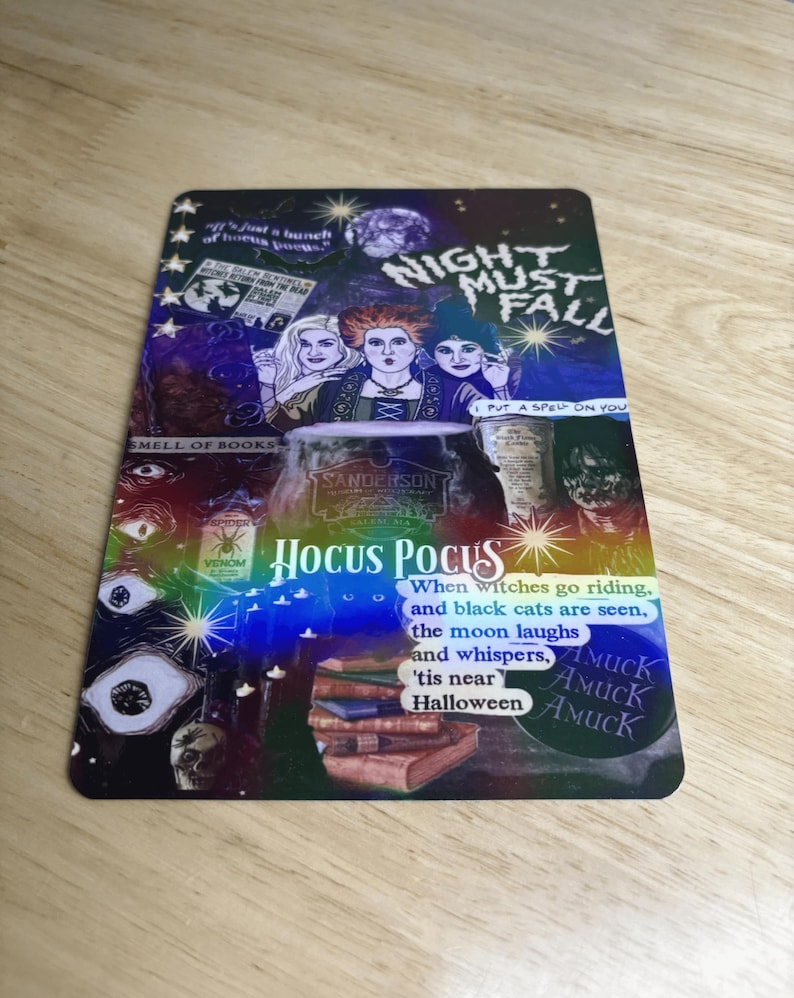 Kindle Inserts | Halloween | Spooky | Horror |movie Theme | Holographic ...