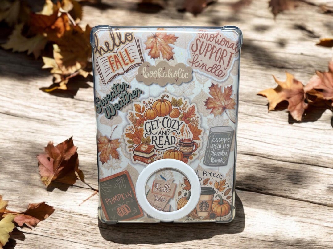 DIGITAL | Printable Kindle Insert, Fall, Cozy, Autumn, Leaves - Etsy