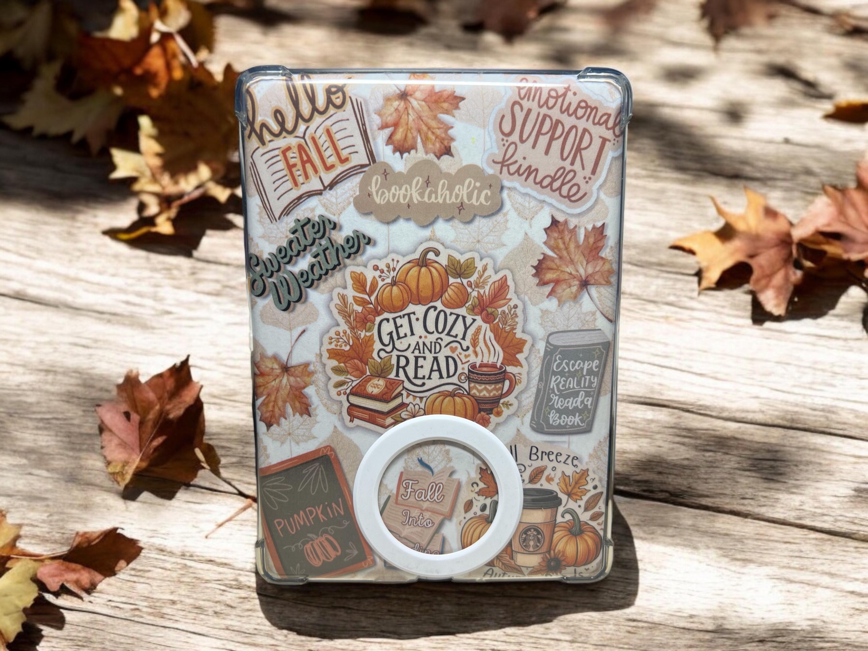 DIGITAL | Printable Kindle Insert, Fall, Cozy, Autumn, Leaves - Etsy