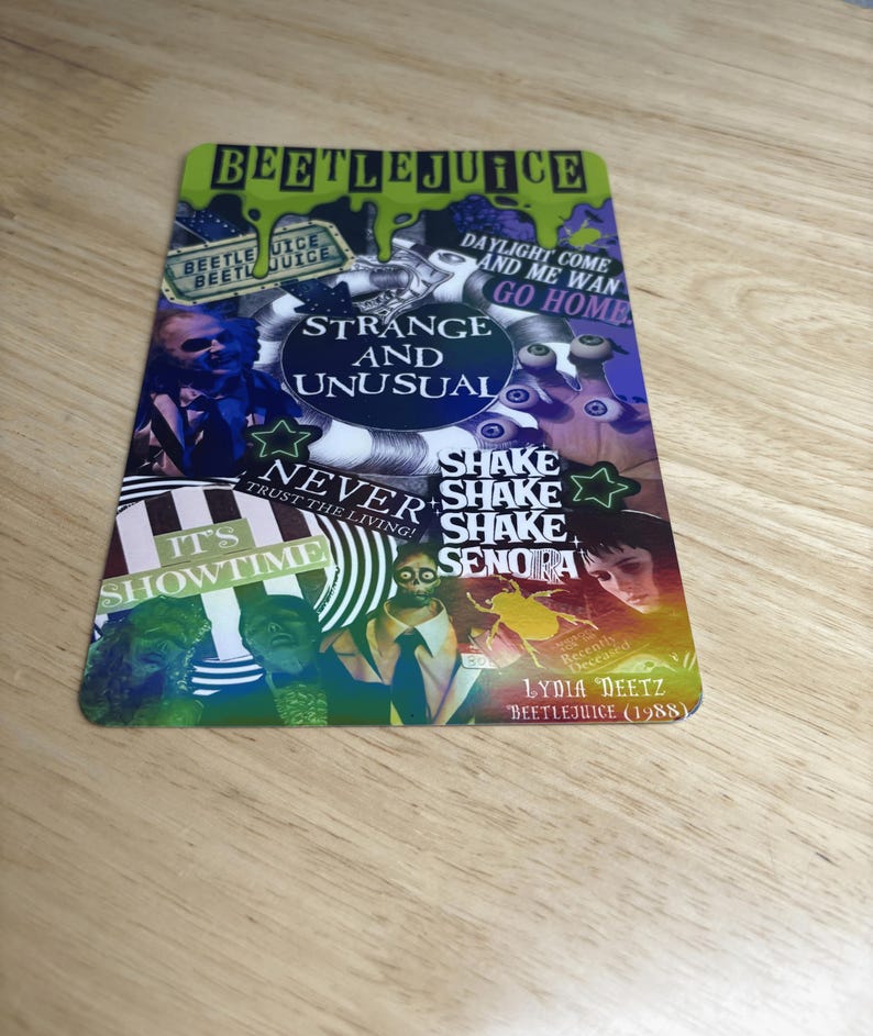 Kindle Inserts | Halloween | Spooky | Horror |movie Theme | Holographic ...