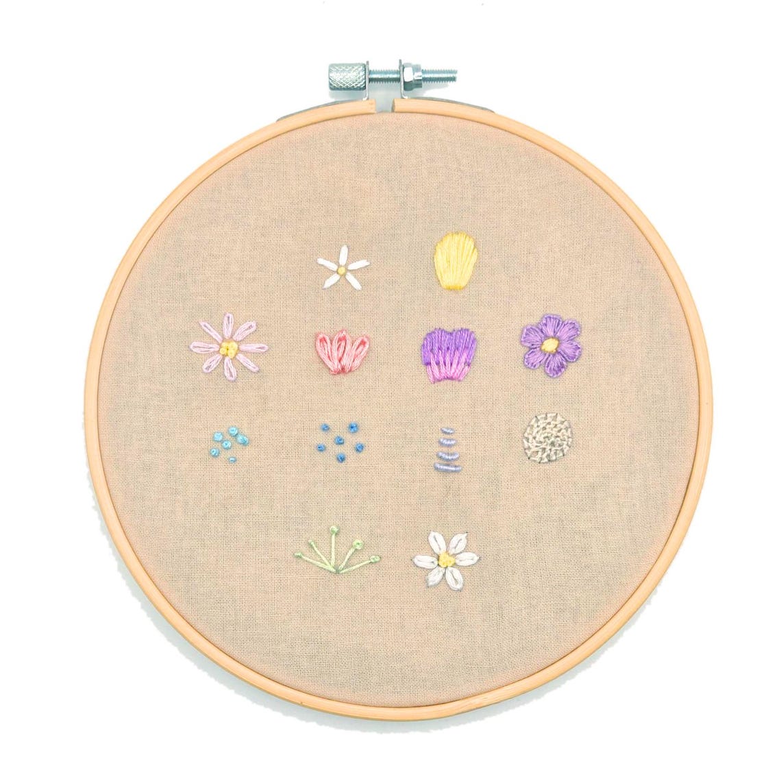 12 Stitches for Petals & Flowers Beginners Floral Hand Embroidery ...